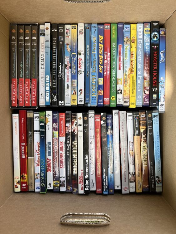DVD Sammlung Familienfilme mit ca. 90 Filmen (Box 2) | Kaufen auf Ricardo