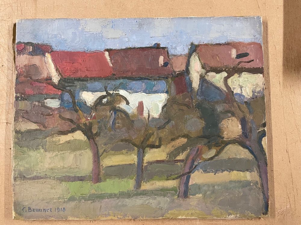Charles Emile Bruner ( 1884/1974)école suisse (Gebraucht) in Plan-les ...