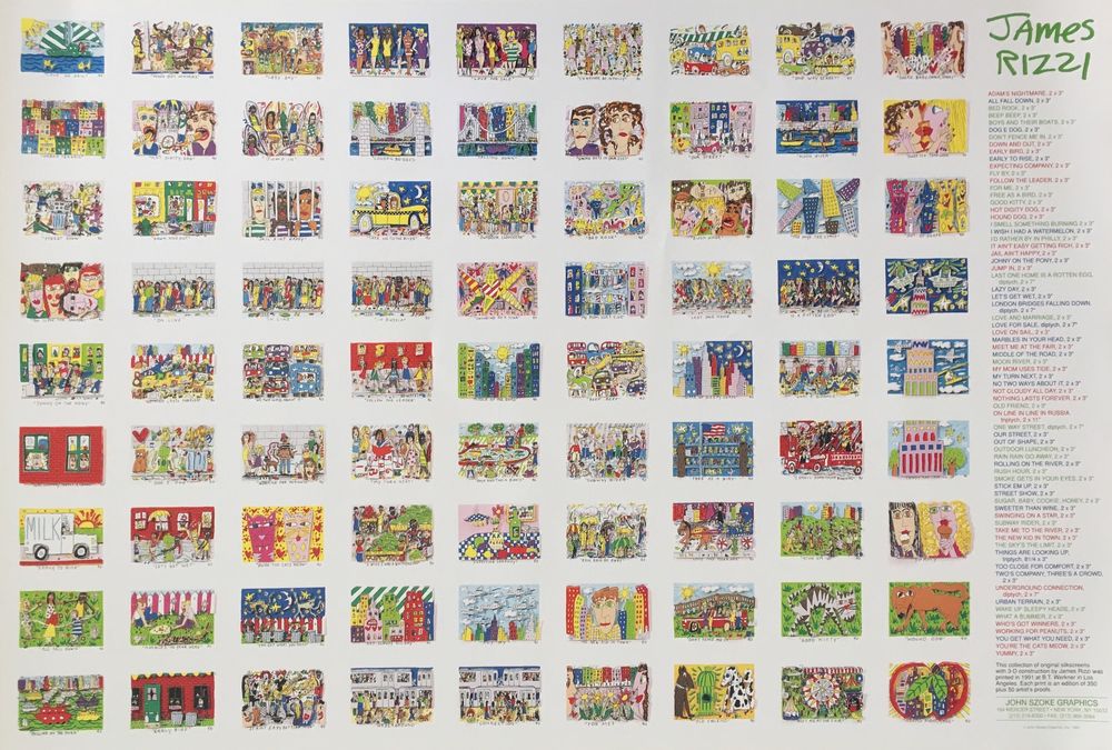 James Rizzi "81 Rizzi Prints on the wall" (Gebraucht) in Nennigkofen für CHF 35 – mit Lieferung ...
