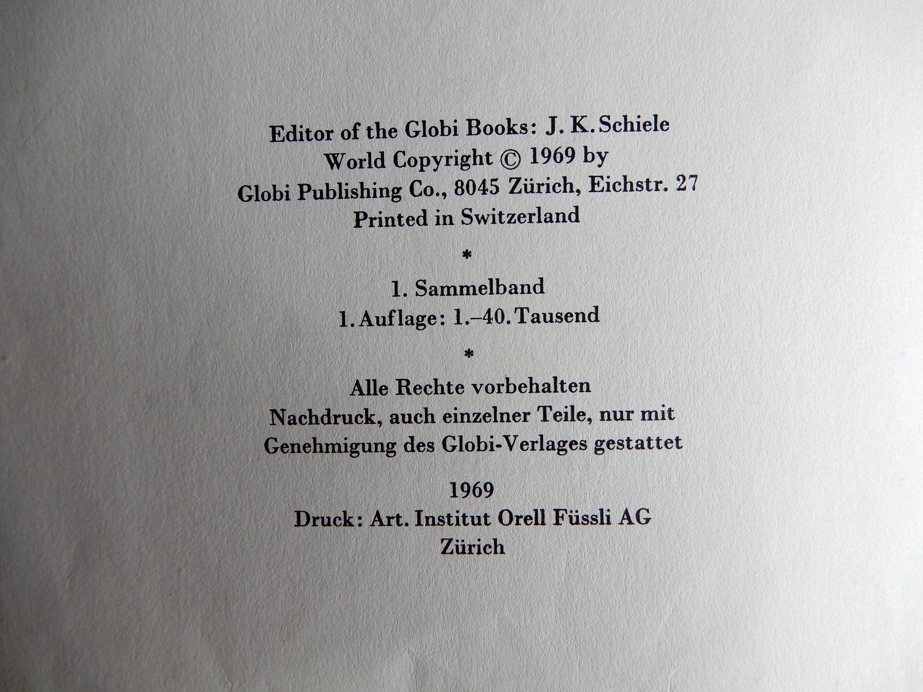 Globi Familie Erlebnisse und Streiche 1. Auflage 1969 (Gebraucht) in ...