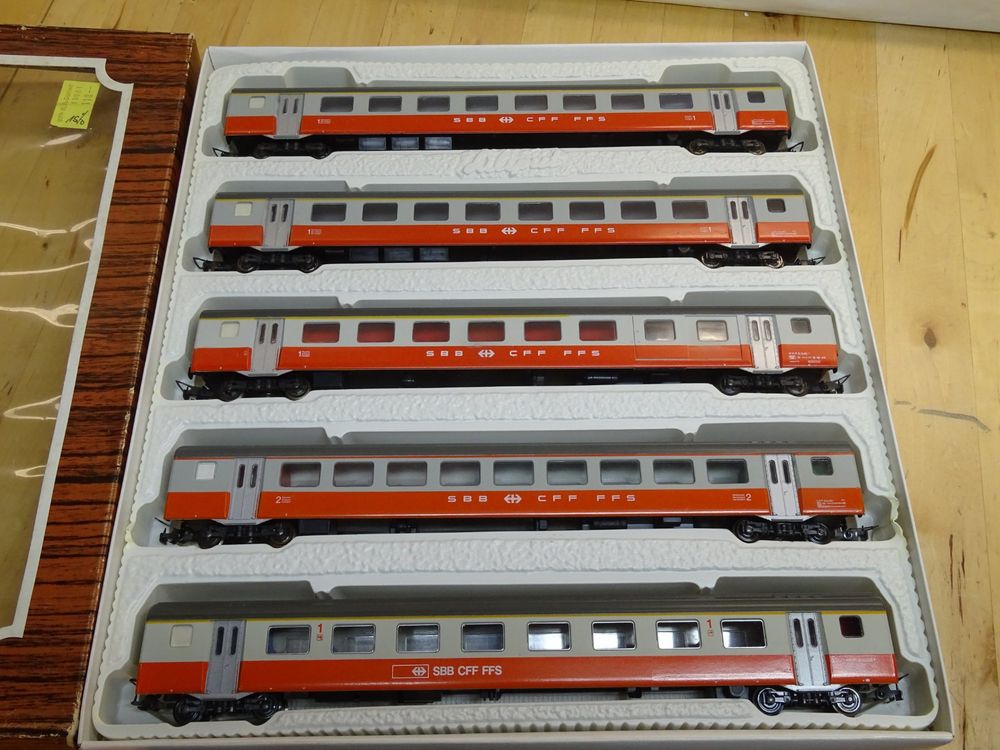 Liliput 885 SBB Swiss Express Zug, 5 teilig, H0, GS/DC,OVP (Gebraucht) in Wohlen für CHF 91 ...