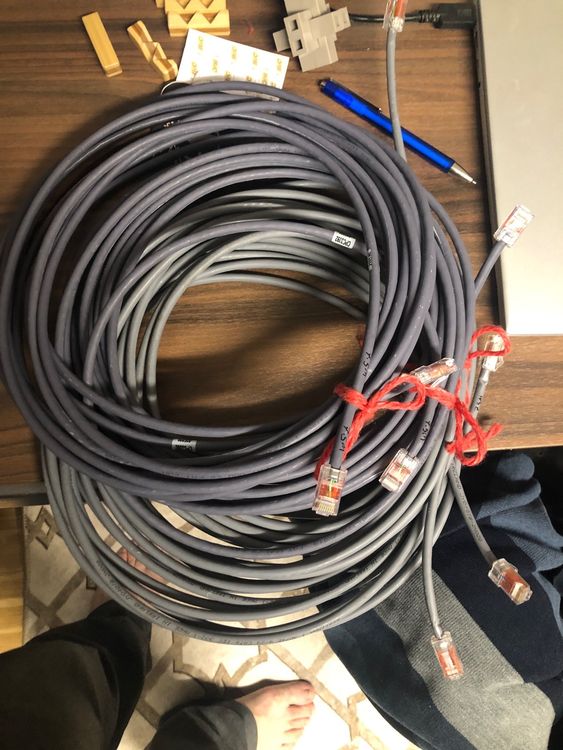 Netzwerkkabel Patchkabel Cat6 kat6 Rj45 UKV 7.5m (Gebraucht) in Zürich ...