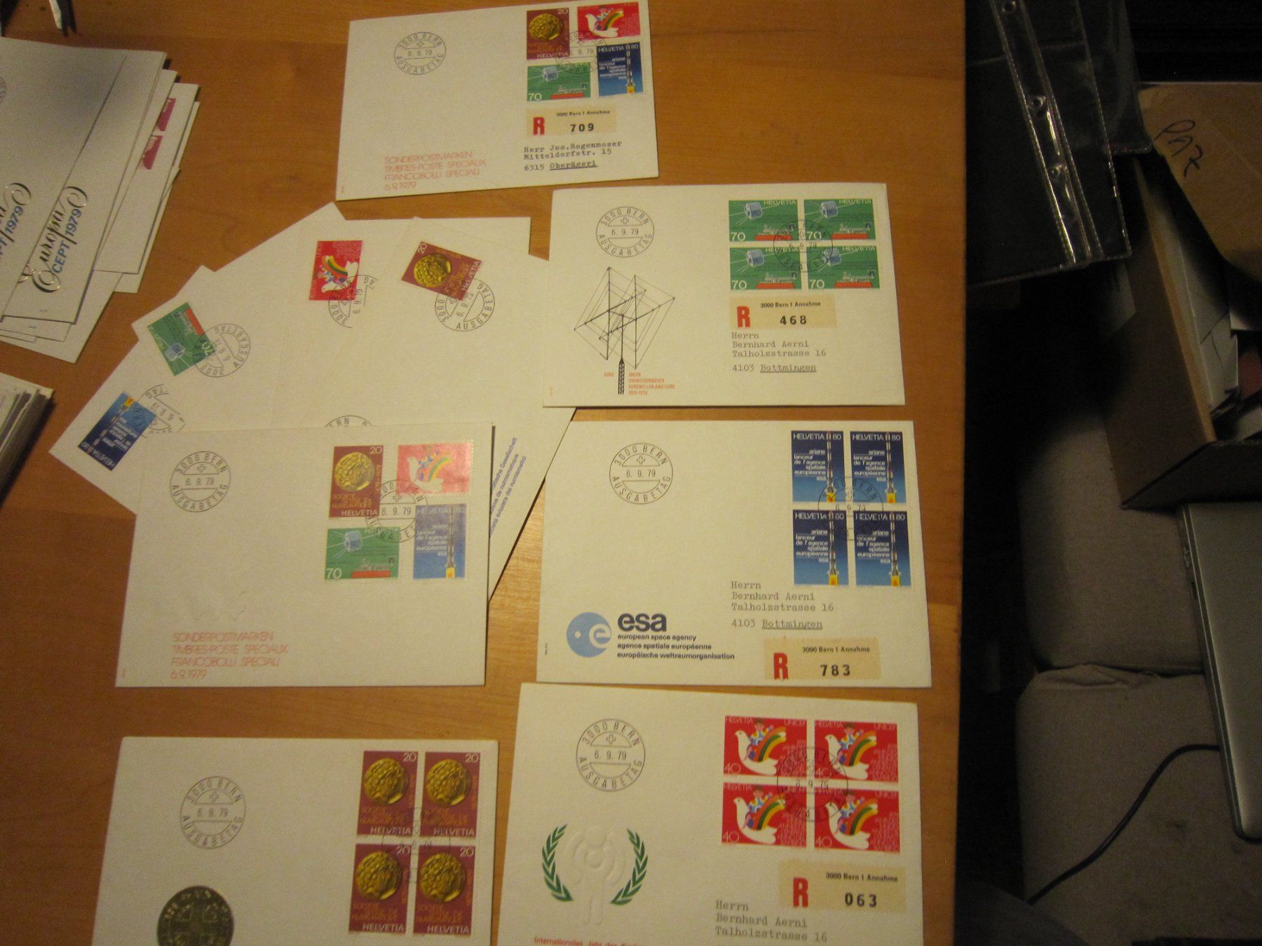 CH 1979 FDC Serie einzeln und 4er mit Adresse (Gebraucht) in Gordola für CHF 1 – mit Lieferung ...