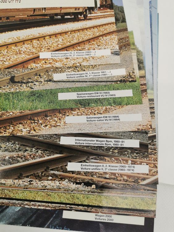 SBB Poster Plakat Miniposters Personen & Güterwagen A4 | Kaufen auf Ricardo