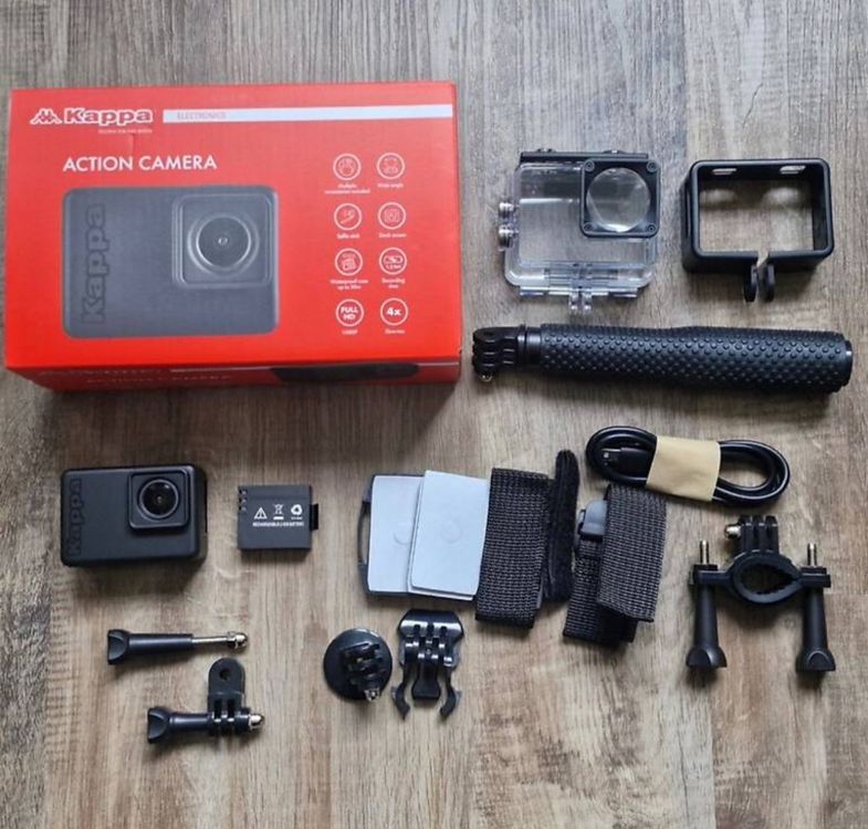 Kappa Action Camera 4k mit viel Zubehör (Neu und originalverpackt) in ...