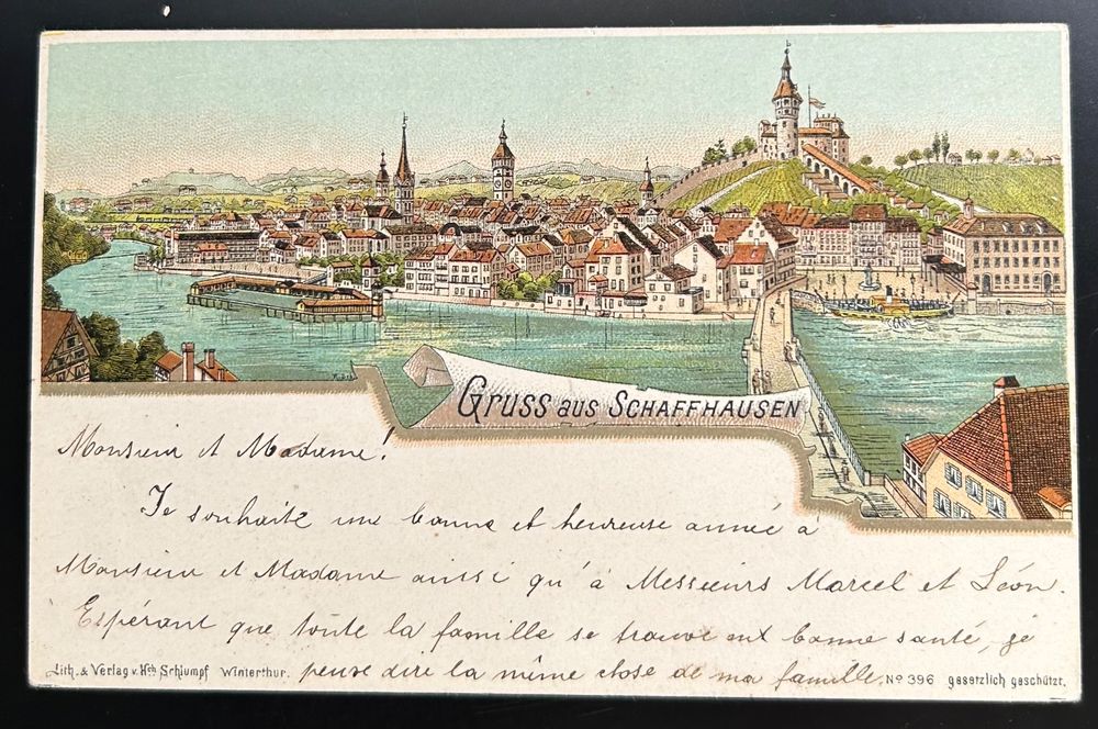 Gruss aus Schaffhausen Litho | Kaufen auf Ricardo