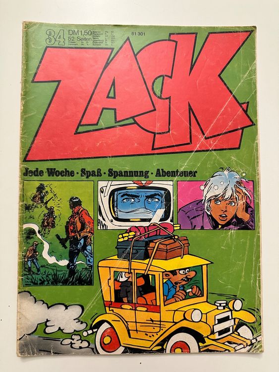 Rarität Zack Comics 34 von 1972 (Gebraucht) in Münsingen für CHF 6.5 ...