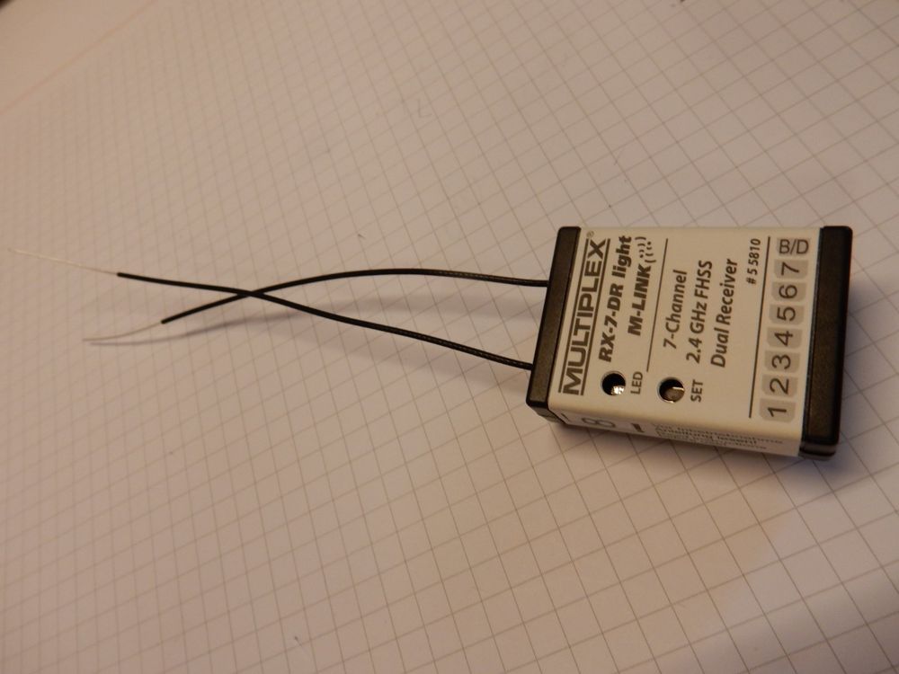 Multiplex Empfänger RX-7-DR light M-Link (Gebraucht) in Schenkon für ...