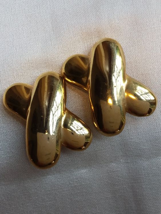 Vintage Top goldige X Ohrclips 80er Jahre (Gebraucht) in Zürich für CHF 35 – mit Lieferung auf ...