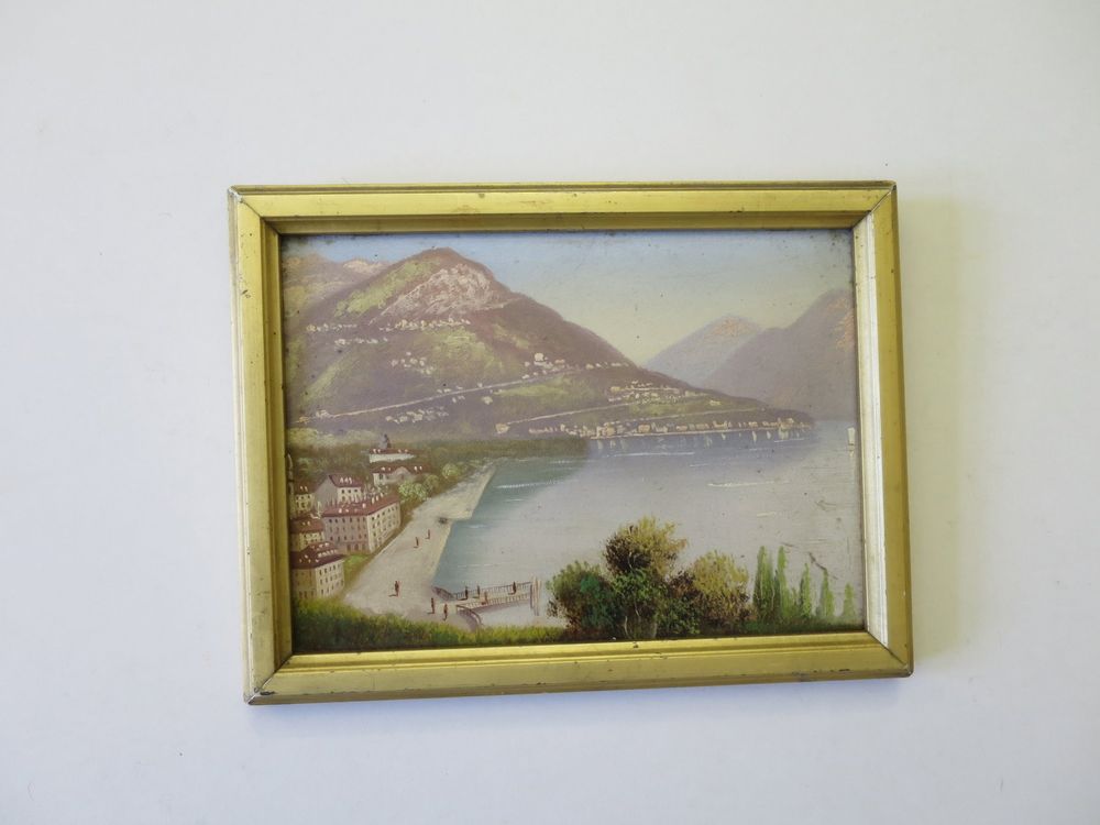 Alte Schweizer Veduten-Malerei Nr. 195 | Kaufen auf Ricardo