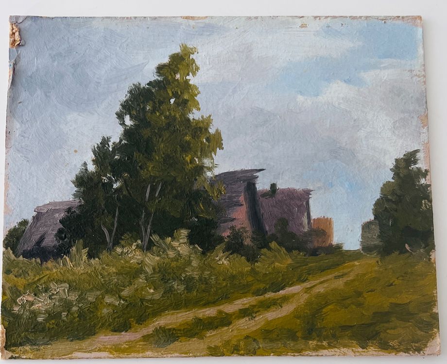 Landschaft Gemälde Öl auf Platte | Kaufen auf Ricardo