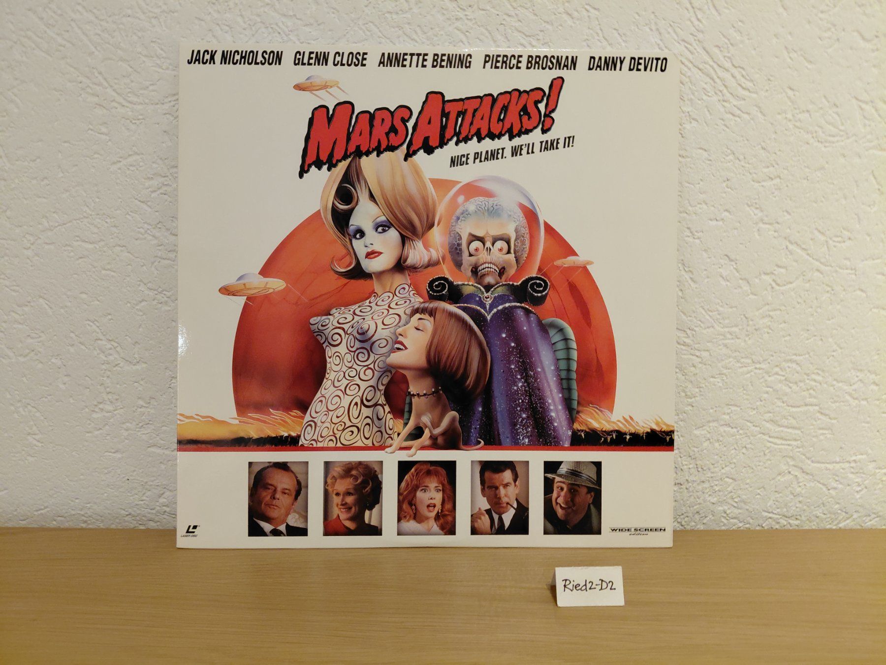 LaserDisc NTSC USA Tim Burton Mars Attacks! [14480] (Gebraucht) in La ...