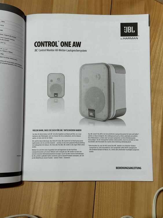 JBL Control One AW - Wetterfest - Lautsprecher (Gebraucht) in Zürich ...