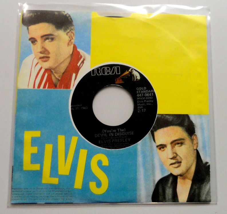 Si Elvis Presley Devil In Disguise Rca 447 0641 Jukebox Hit Kaufen