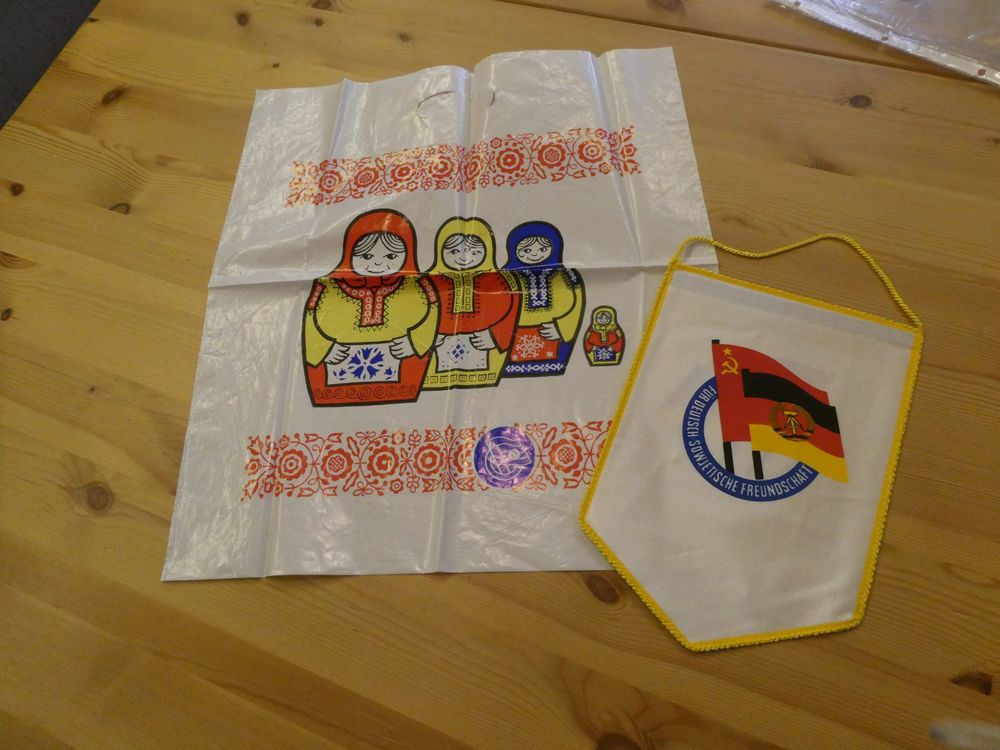 DDR, Wimpel der Deutsch Sowjetischen Freundschaft mit O-Tüte (Gebraucht ...