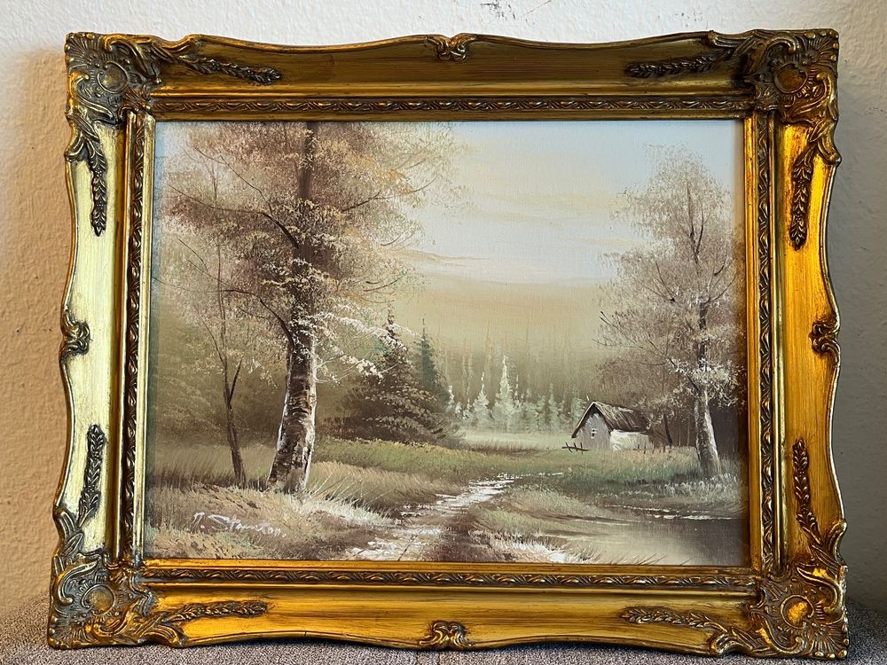 Winter Gemälde - Landschaften - N. Stanton | Kaufen auf Ricardo