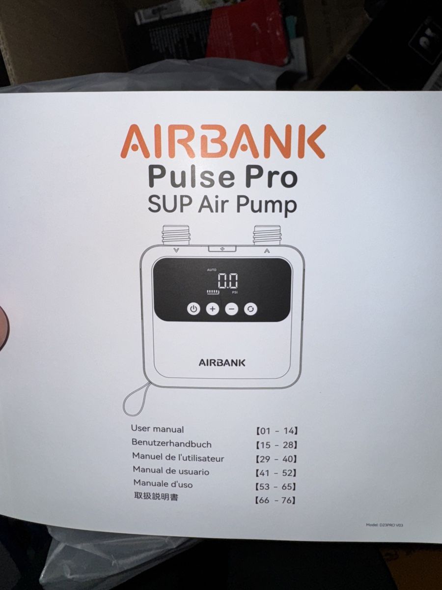 AIRBANK Pulse Pro SUP Luftpumpe - Top Zustand! (Neu und ...