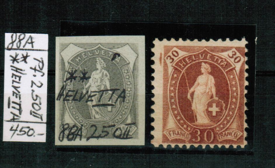 St.Helv. - Pf.88A.2.50/II - HELVETTA ** postfrisch (Neu (gemäss Beschreibung)) in Bern für CHF ...
