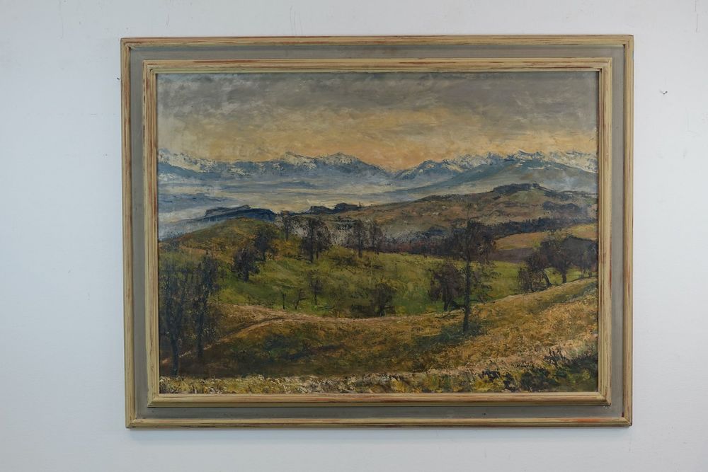 Reinhold Kündig, Schweizer Kunst, Obersee Landschaft (Gebraucht) in Zumikon für CHF 800 – nur ...