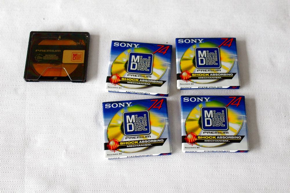 5x MINIDISC / MINIDISK von SONY, gebraucht und ladenneu | Kaufen auf ...