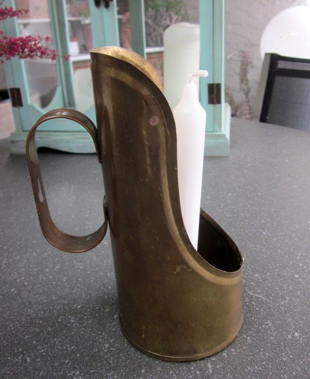 Alter Messing Kammerleuchter, Kerzenhalter mit Windschild (Gebraucht) in Bischofszell für CHF 43 ...