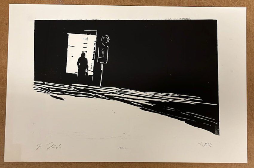 Holzschnitt handsigniert Roland Flück (ID b3406) | Kaufen auf Ricardo