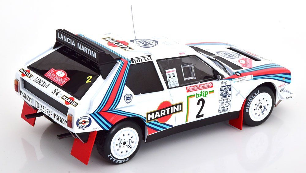 Lancia Delta S4 #2 Rally San Remo '86 Martini Alen 1/18 NEU | Kaufen ...