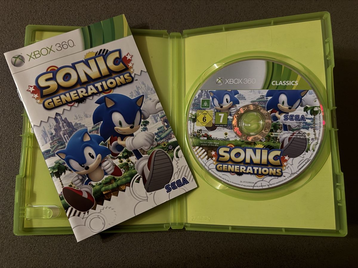 Sonic Generations Xbox 360 – komplett & guter Zustand (Gebraucht) in ...