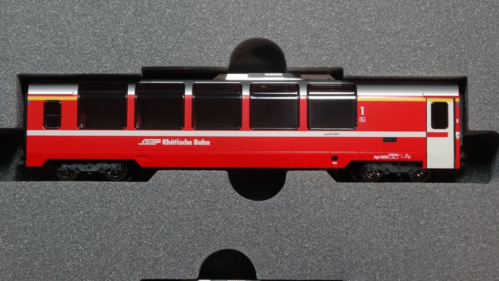 Kato 10-1319, Noch 7074042, RhB Wagenset Bernina Express NEU (Neuf avec emballage d'origine) à ...