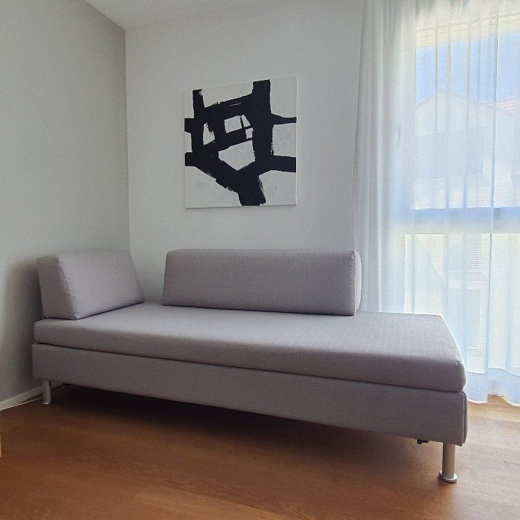 BED for LIVING Doppio Stoff grau von SWISS PLUS (Gebraucht) in Oetwil a ...