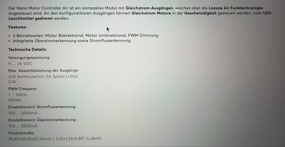 Loxone Nano Motor Controller Air (Neu (gemäss Beschreibung)) in ...