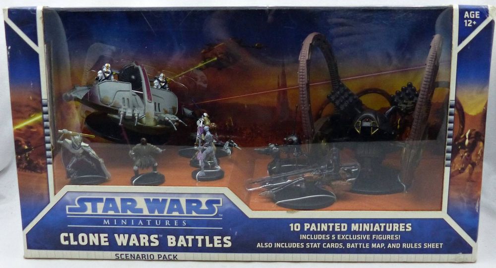 STAR WARS MINIATURES CLONE WARS BATTLES SCENARIO PACK 2008 (Neu und ...