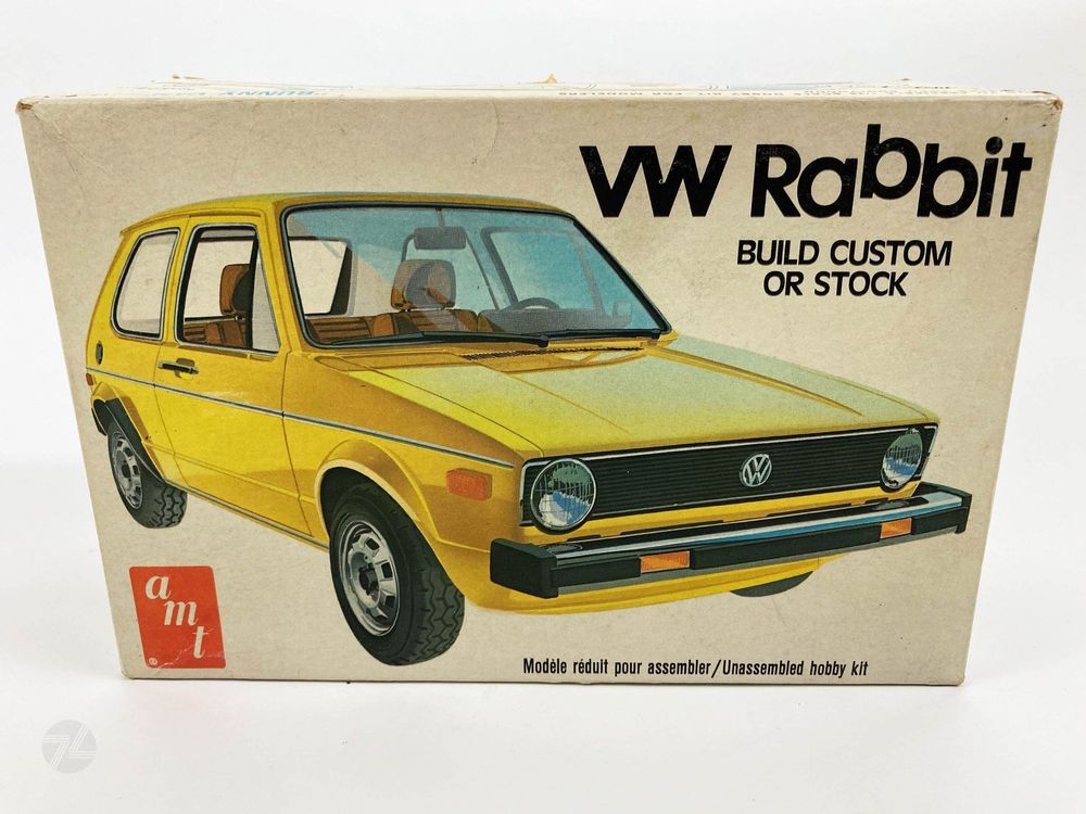 AMT VW Golf Rabbit Modellbausatz 1/25 OVP Bausatz Model Kit (Gebraucht ...