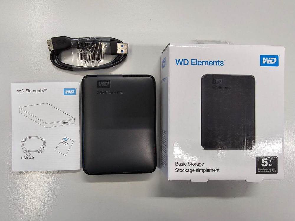 Externe 2,5“ Harddisk 5 Terabyte USB 3 - Western Digital (Gebraucht) in ...