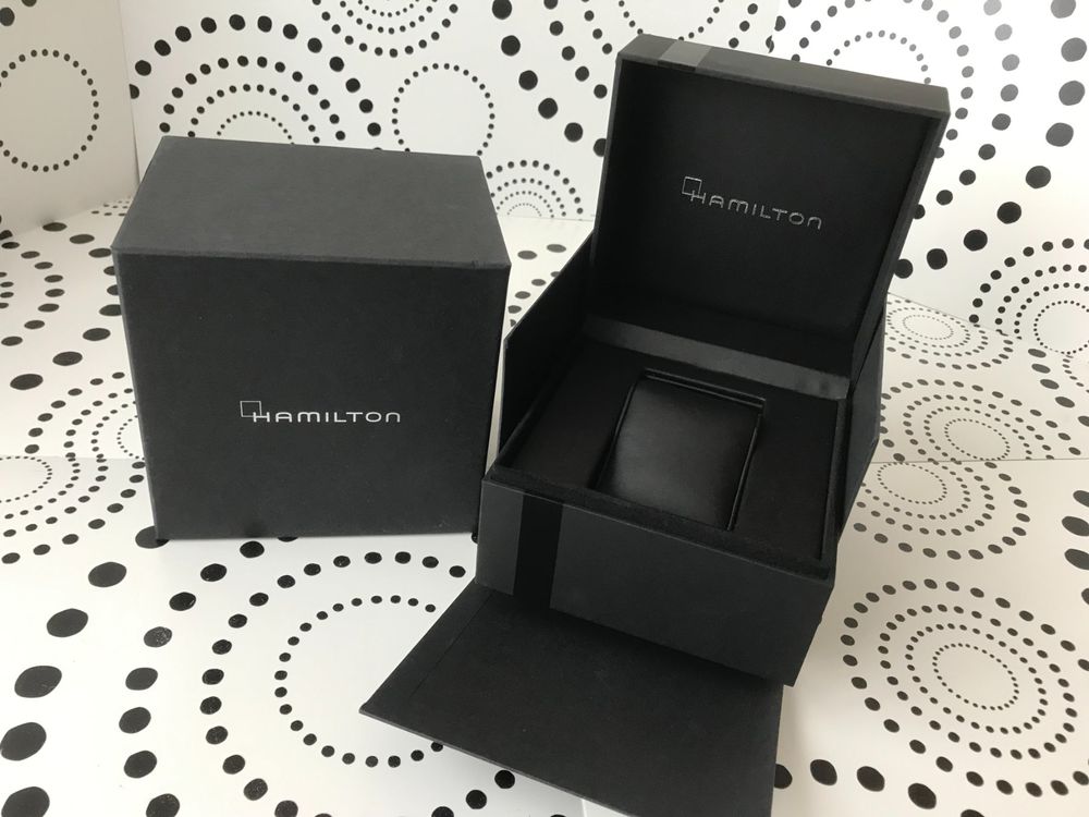 HAMILTON ORIGINAL - WATCH BOX ECRIN SCHACHTEL CASE - NEW !!! (Neu ...