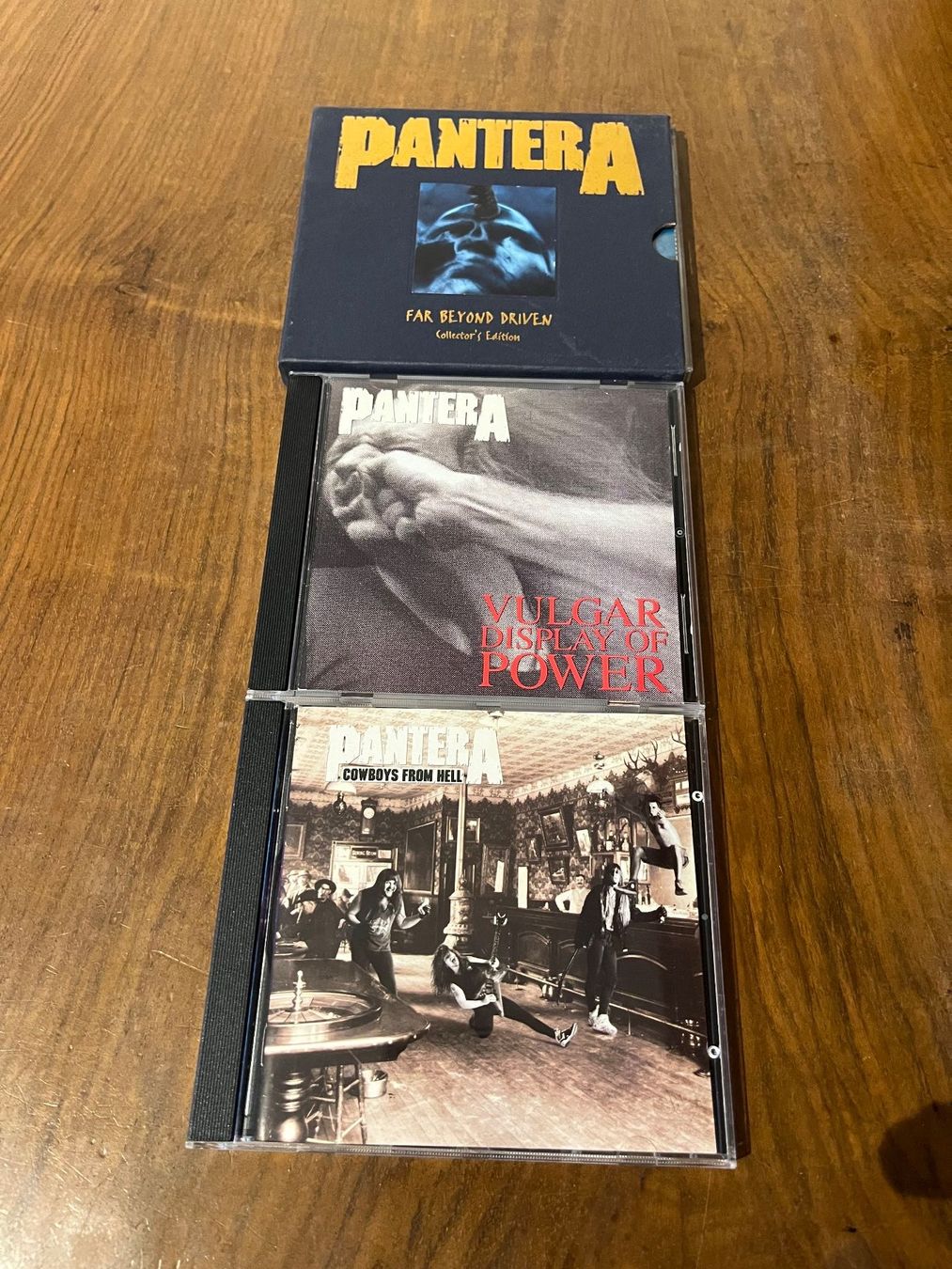 Pantera CD Set: Far Beyond Driven, Vulgar, Cowboys From Hell (Gebraucht ...