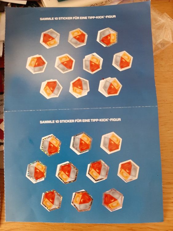 Sammel-Stickers Tipp-Kick Mania (2 volle Karten) | Kaufen auf Ricardo