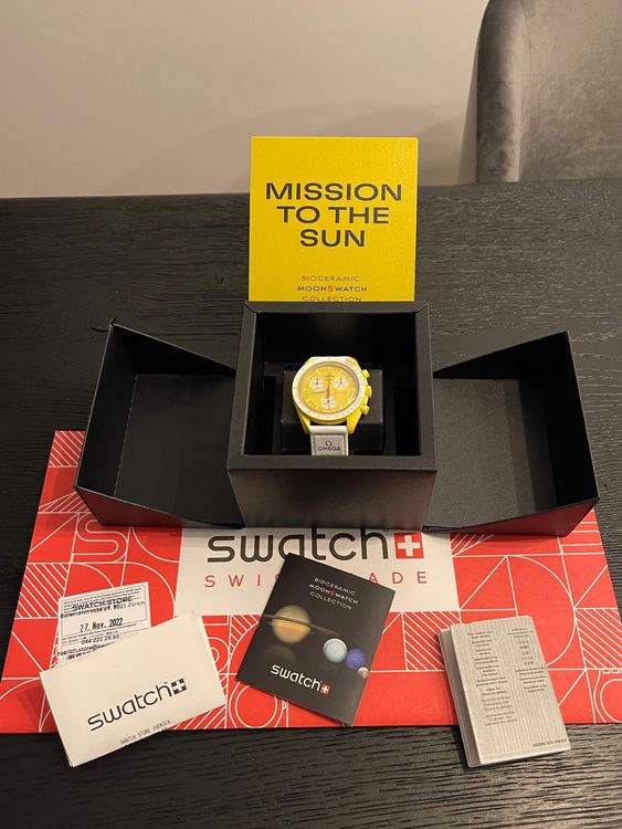 Omega x Swatch Mission to Sun Ref. SO33J100 (Neu und originalverpackt ...