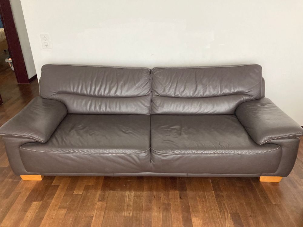 Ledersofas braun | Kaufen auf Ricardo