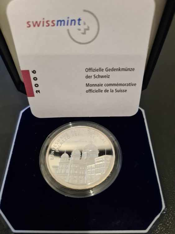 20 Fr. Sonder-Münze 2006 Bundeshaus (Neu und originalverpackt) in Weinfelden für CHF 50 – mit ...
