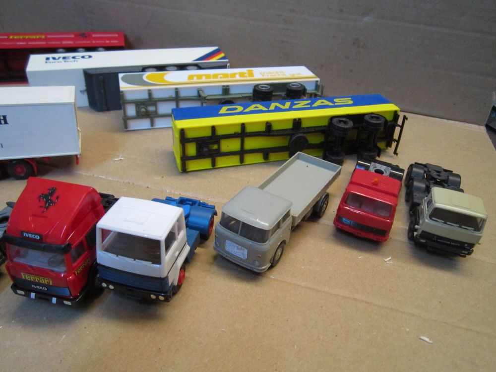Modell-Autos Lastwagen Saurer Scania Auflieger | Kaufen auf Ricardo