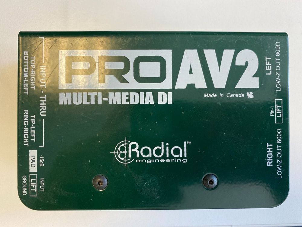 Radial Engineering Pro AV2 | Kaufen auf Ricardo