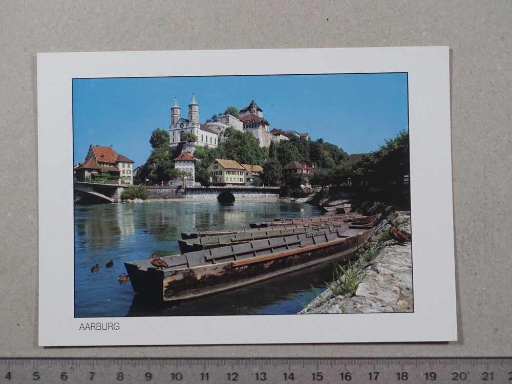 Aarburg, Aare, Festung, Boot, 1991 (Gebraucht) in Lenzburg für CHF 3 – mit Lieferung auf Ricardo ...