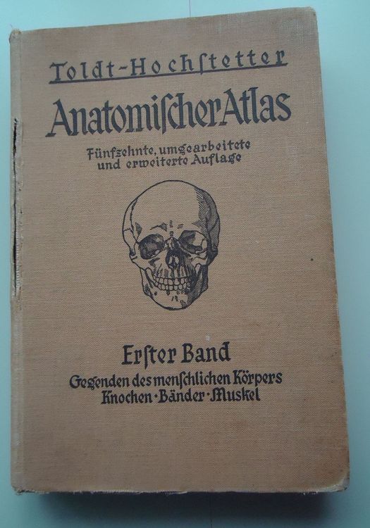 Anatomischer Atlas Toldt - Hochstetter (Gebraucht) in Rickenbach b. Wil ...