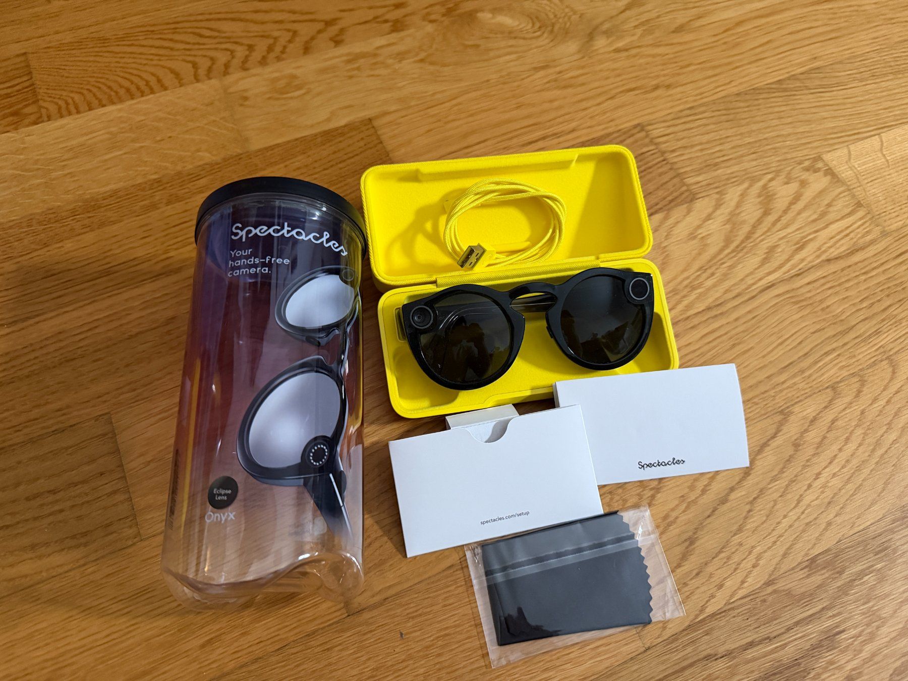 Snapchat Spectacles 2 (V2) Onyx – Wasserfest & OVP (Gebraucht) in ...