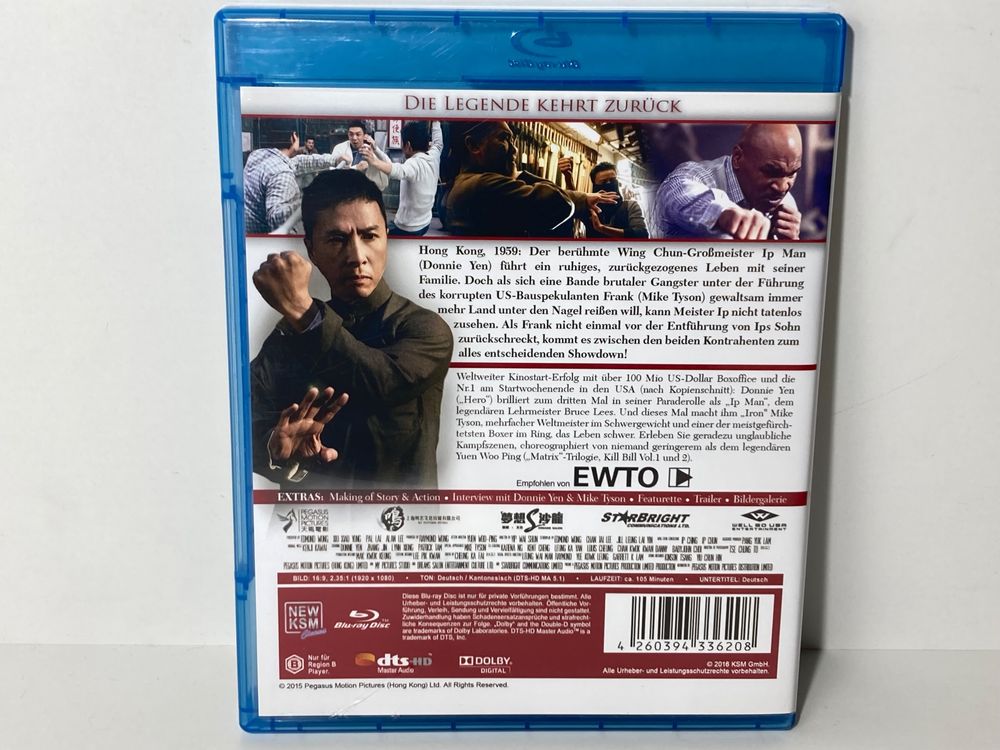 IP Man 3 Blu Ray Uncut (Gebraucht) in Wilderswil für CHF 4.9 – mit Lieferung auf Ricardo kaufen