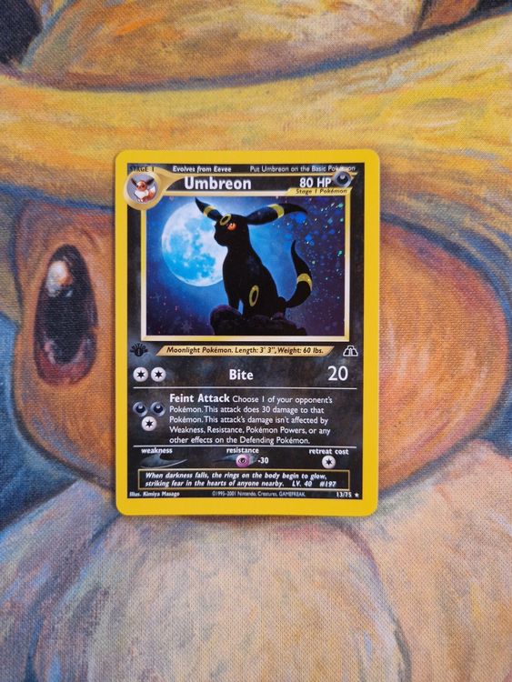 Pokémon 2001 Umbreon 1st Edition Neo Discovery (Neu (gemäss ...