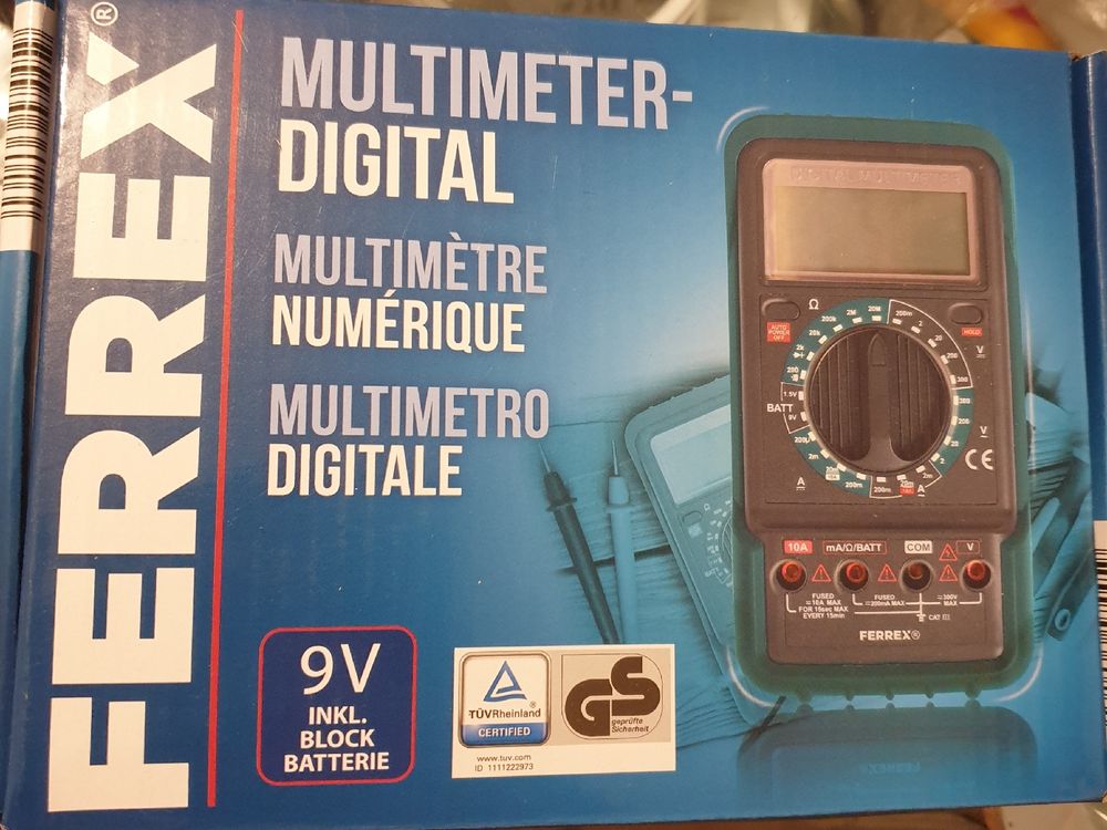 Digital Multimeter Ferrex Fabrikneu in OVP (Neu und originalverpackt ...
