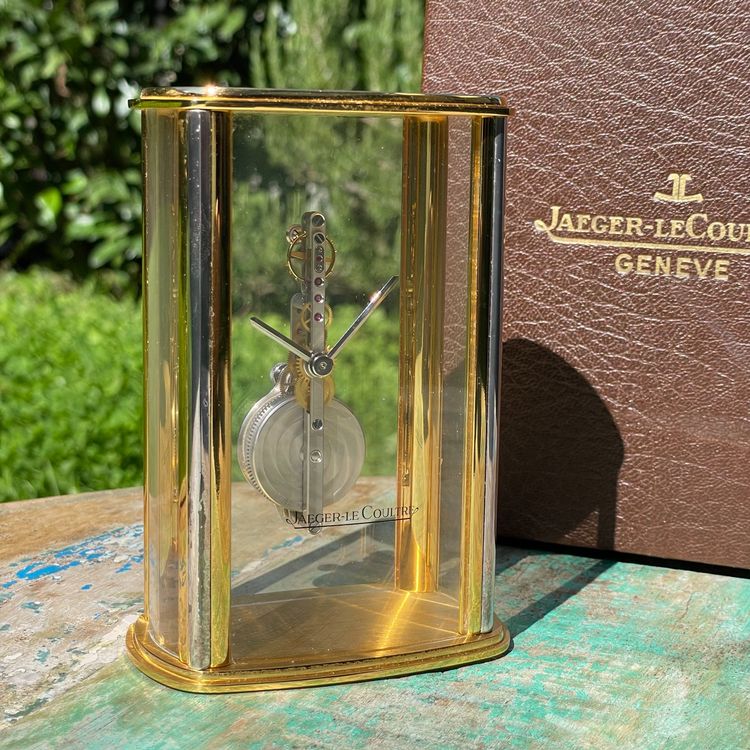 Jaeger Lecoultre Baguette Skeleton 8 Days Clock, 1970s (Gebraucht) in ...