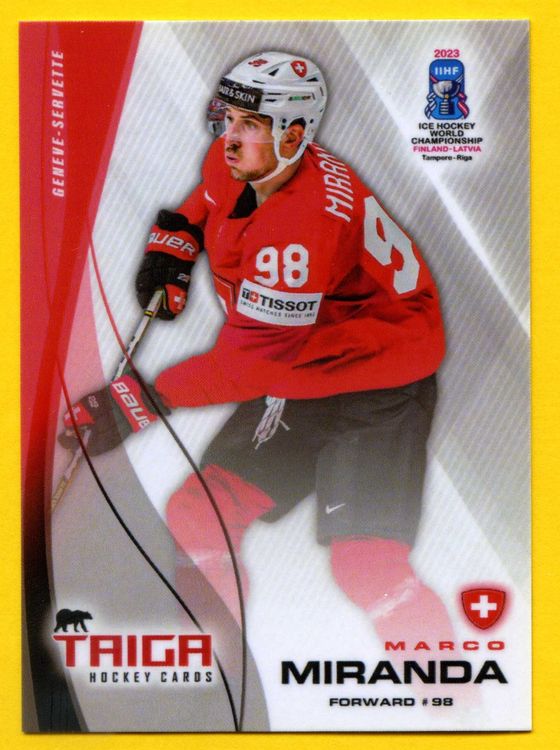 Marco Miranda #98 Player Card IIHF WM 2023 (Neu (gemäss Beschreibung ...